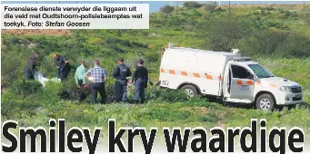 Smiley kry waardige begrafnis in D-dorp - PressReader