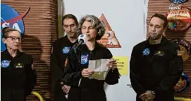 Crew emerges after a year in simulated Mars habitat - PressReader