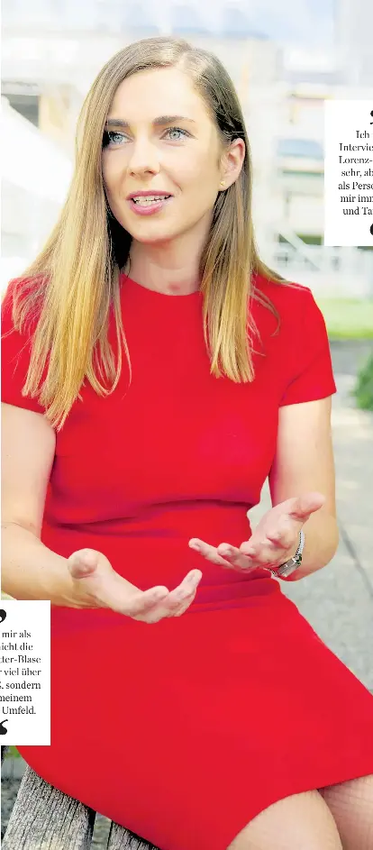 Moderatori­n Simone Stribl über Partei-Interventi­onen - PressReader