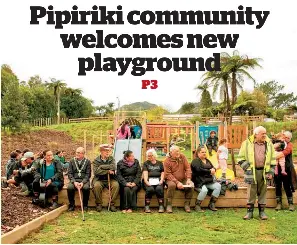 Pipiriki community welcomes new playground - PressReader