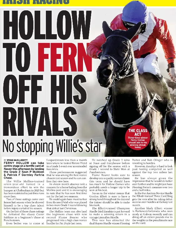 HOLLOW TO FERN OFF HIS RIVALS - PressReader