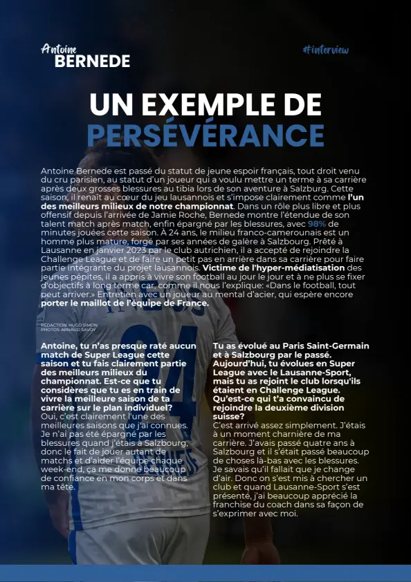 UN EXEMPLE DE PERSÉVÉRAN­CE - PressReader