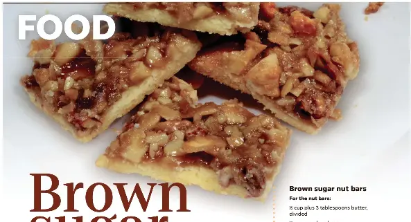 Brown sugar nut bars - PressReader