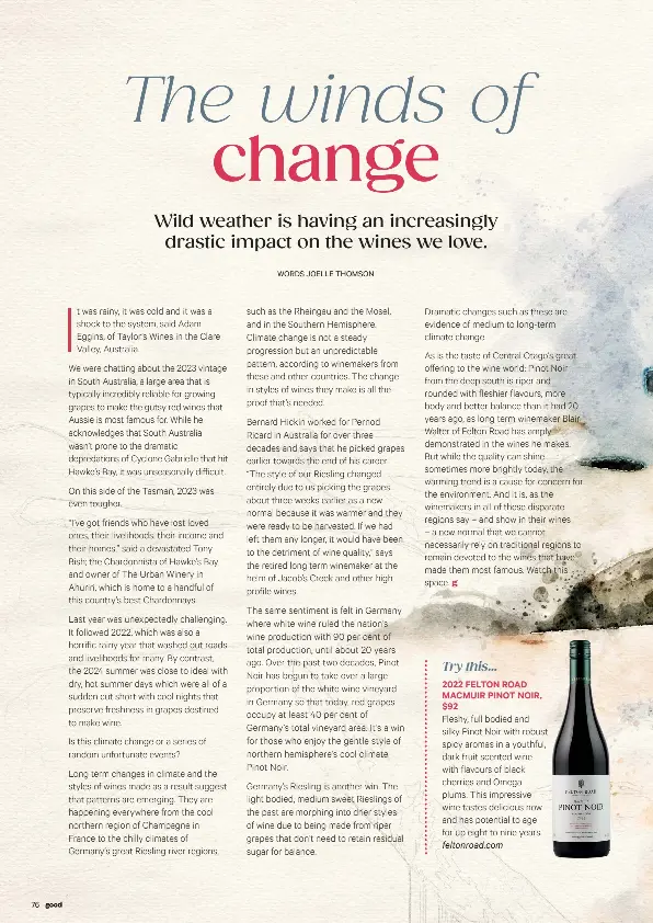 The winds of change - PressReader