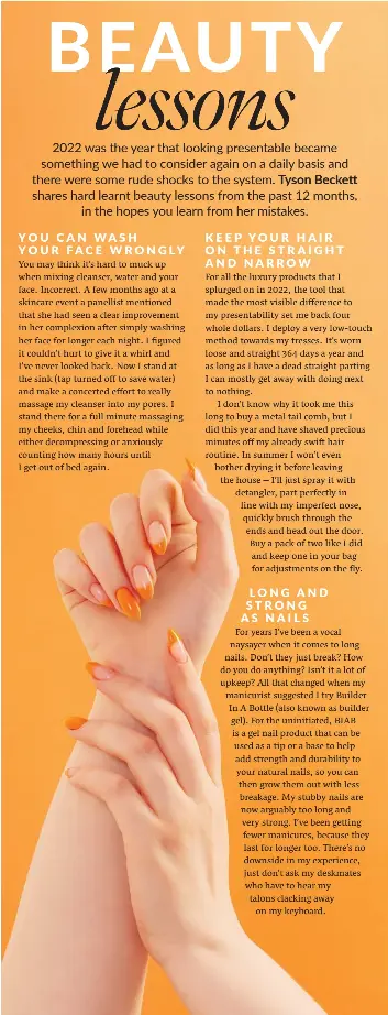 BEAUTY lessons - PressReader