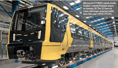 Merseyrail introduces first of new Class 777 EMUs - PressReader