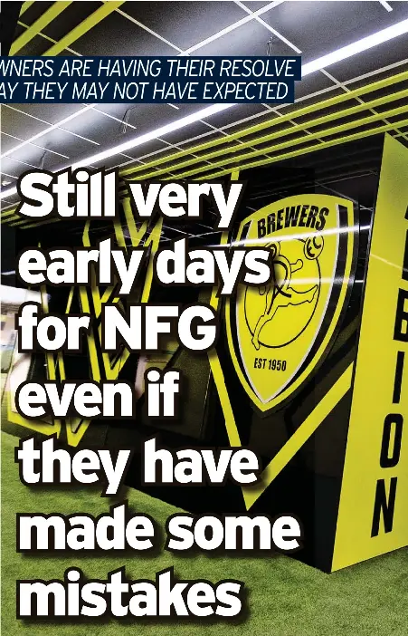 Still very early days for NFG even if they have made some mistakes ...