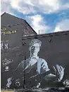 Mural of Smiths’ bassist in Caird Hall gig - PressReader