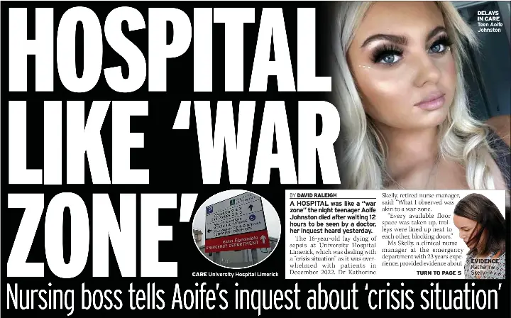 HOSPITAL LIKE ‘WAR ZONE’ - PressReader