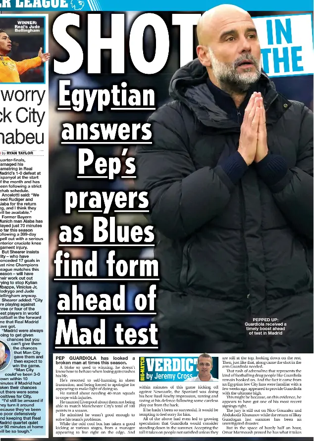SHOT Egyptian answers Pep’s prayers as Blues find form ahead of Mad ...