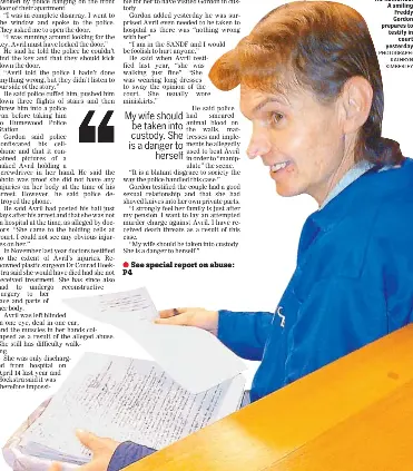 GORDON SAYS: ‘AVRIL SHOULD BE LOCKED UP’: - PressReader