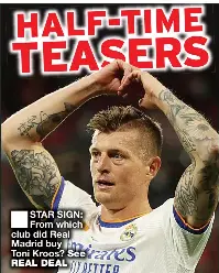 HALF-TIME TEASERS - PressReader