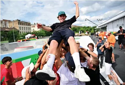 Double gold for Australian skateboard­ers ahead of Paris Olympics - PressReader