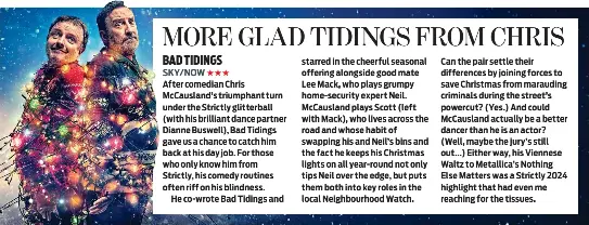 MORE GLAD TIDINGS FROM CHRIS - PressReader