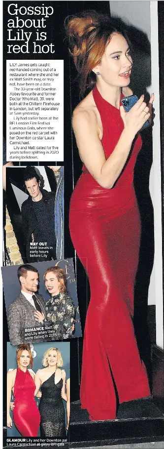 Gossip about Lily is red hot - PressReader