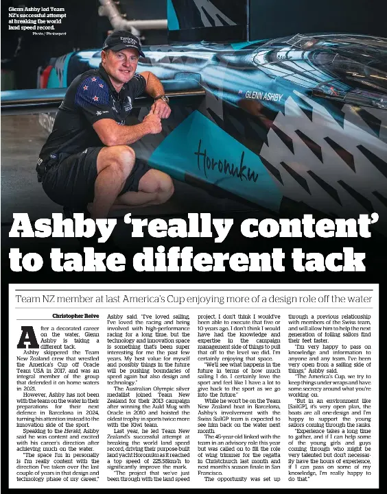 Ashby ‘really content’ to take different tack - PressReader