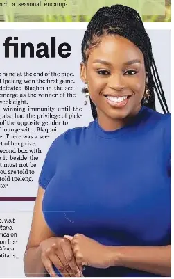 Ipeleng cements spot in finale - PressReader