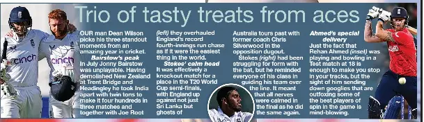 Trio of tasty treats from aces - PressReader