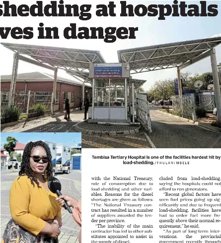 Load-shedding at hospitals puts lives in danger - PressReader