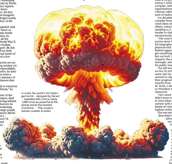 A scientist with an explosive secret - PressReader