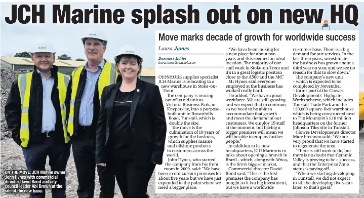 JCH MARINE SPLASH OUT ON NEW HQ - PressReader