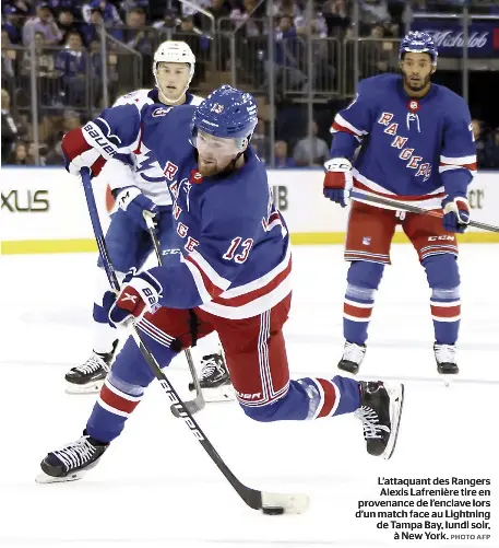 Lafrenière prend sa place au sein du top 6 à New York - PressReader