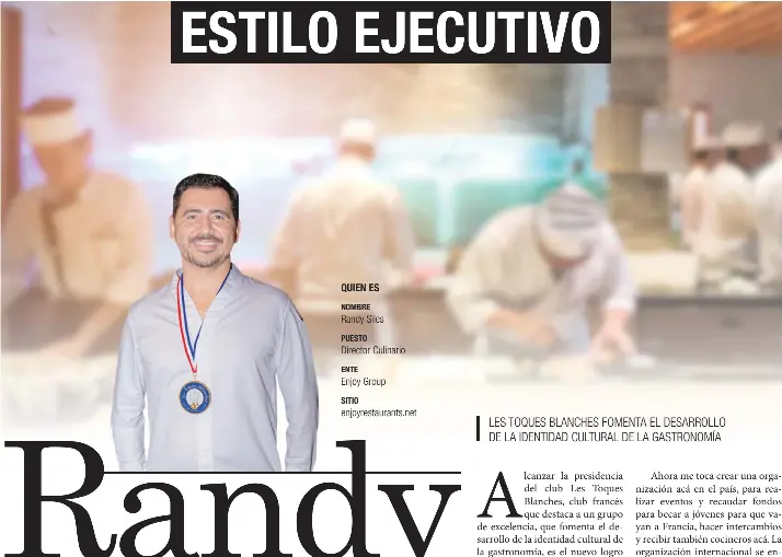 Randy Siles primer chef de América nombrado presidente del club francés - PressReader