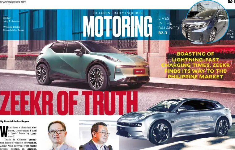 ZEEKR OF TRUTH - PressReader