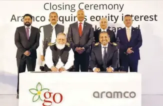 ARAMCO COMPLETES ACQUISITIO­N OF 40% STAKE IN GAS & OIL PAKISTAN ...