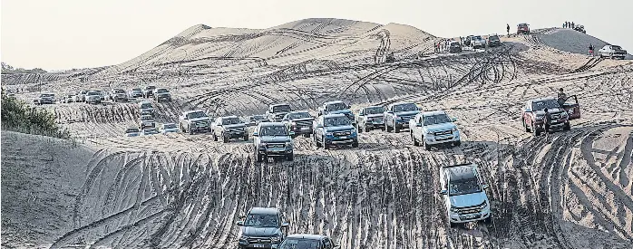 La megacarava­na que arremete Las dunas - PressReader