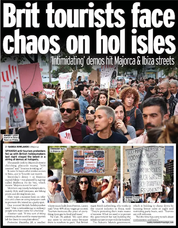 Brit tourists face chaos on hol isles - PressReader