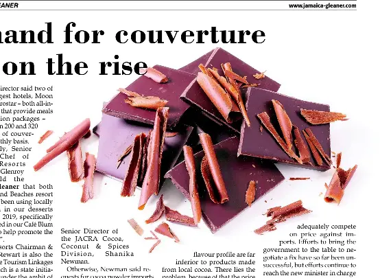 Hotel demand for couverture chocolate on the rise - PressReader