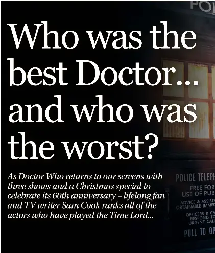 Who was the best Doctor... and who was the worst? - PressReader