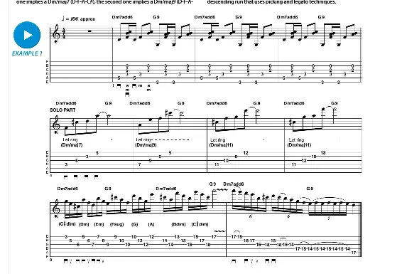 EXAMPLE3 LATIN GROIOVES, MELODIC MINOR LICKS - PressReader
