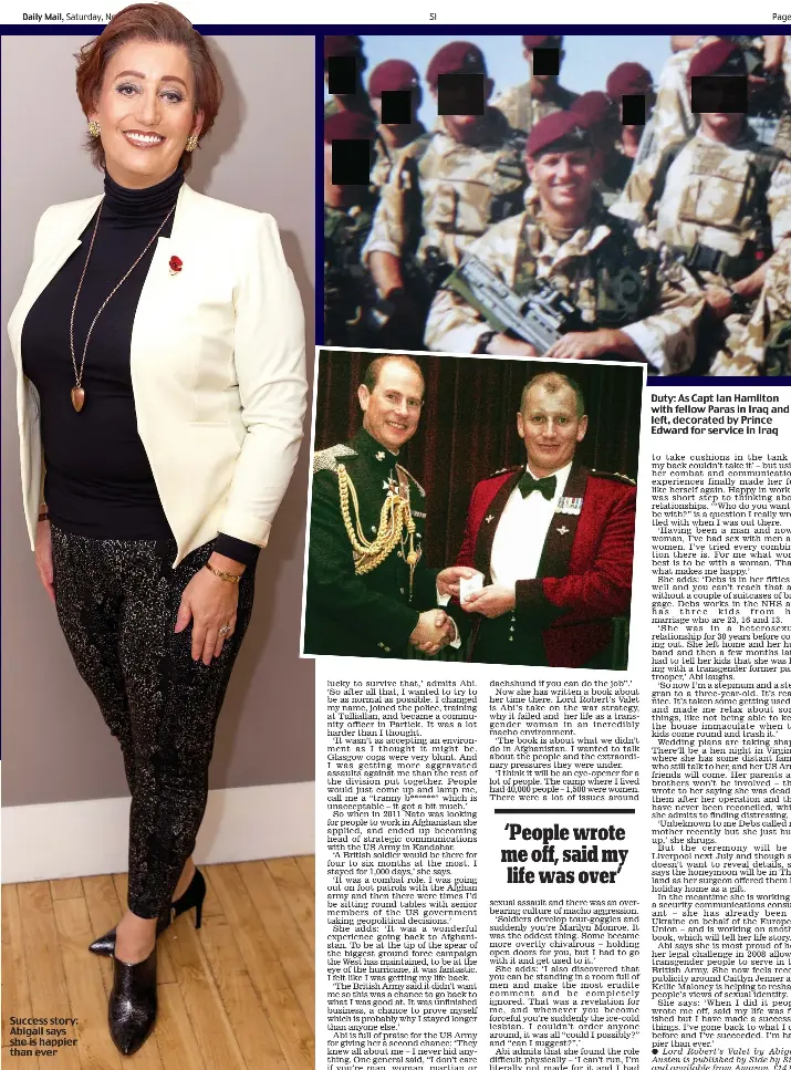 I loved the Army, but they didn’t want me as a woman... - PressReader