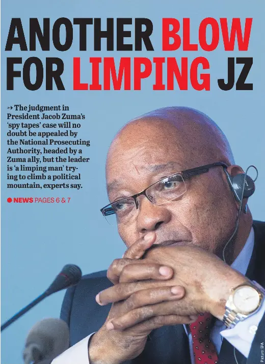ANOTHER BLOW FOR LIMPING JZ - PressReader