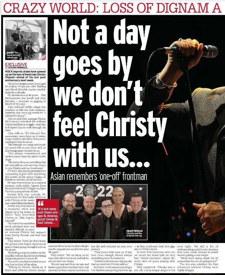 Not a day goes by we don’t feel Christy with us... - PressReader