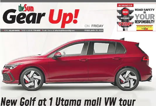 New Golf at 1 Utama mall VW tour - PressReader