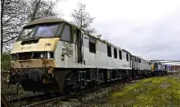 Freightlin­er loans derelict last-built Class 90 to Crewe Heritage ...