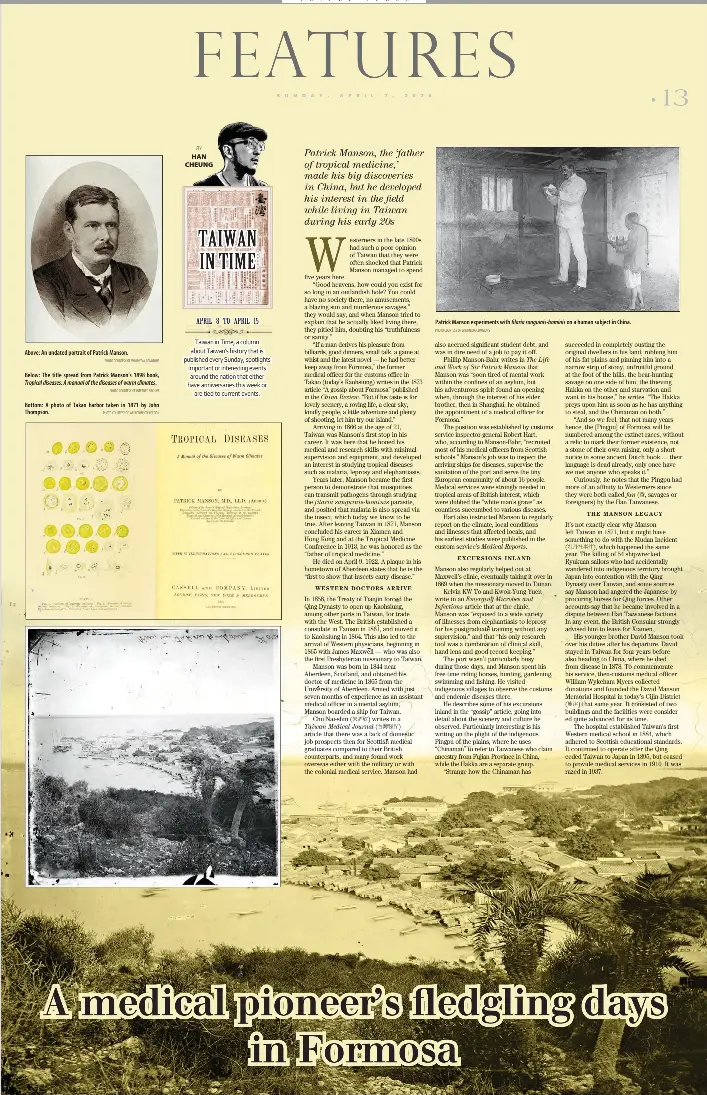 A medical pioneer’s fledgling days in Formosa - PressReader