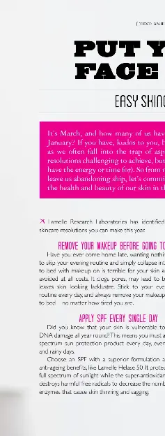 PUT YOUR BEST FACE FORWARD - PressReader