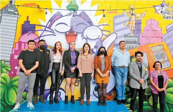 Lotería Nacional impulsa a jóvenes al muralismo urbano - PressReader