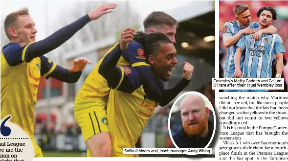 Non-league shambles hits Moors in battle for priceless place in EFL ...