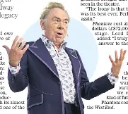 Broadway’s curtain closes on Lloyd Webber - PressReader
