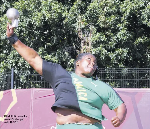 Clunis, Cameron set meet records in Canada - PressReader