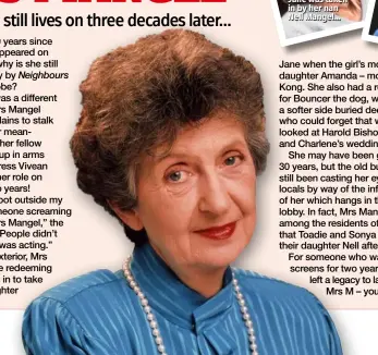 REMEMBERIN­G MRS MANGEL - PressReader