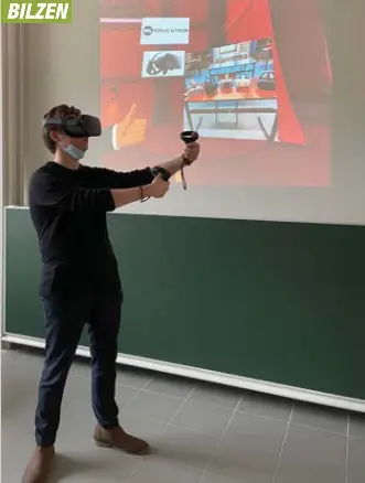 Jordy onderzoekt gebruik virtual reality in de klas - PressReader