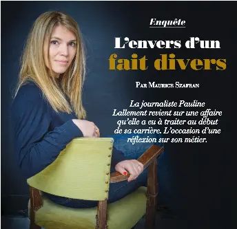 L’envers d’un fait divers - PressReader