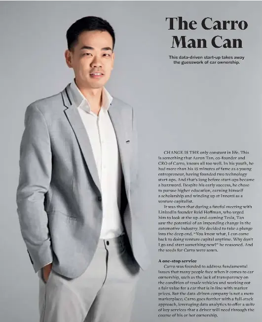 Aaron Tan, Carro - PressReader