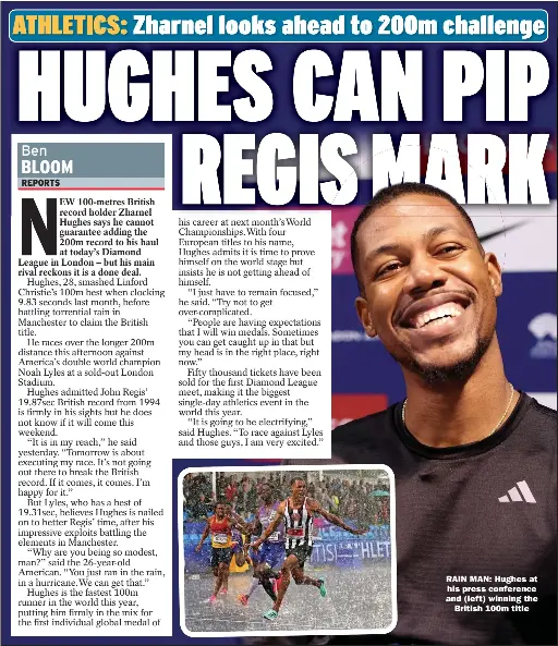 HUGHES CAN PIP REGIS MARK - PressReader